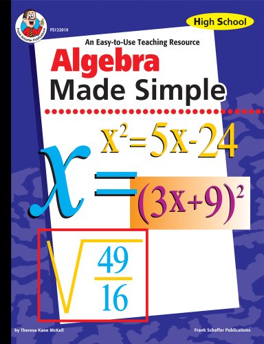 Amazon.com: Algebra Made Simple: An Easy-to-Use Teaching Resource (High ...