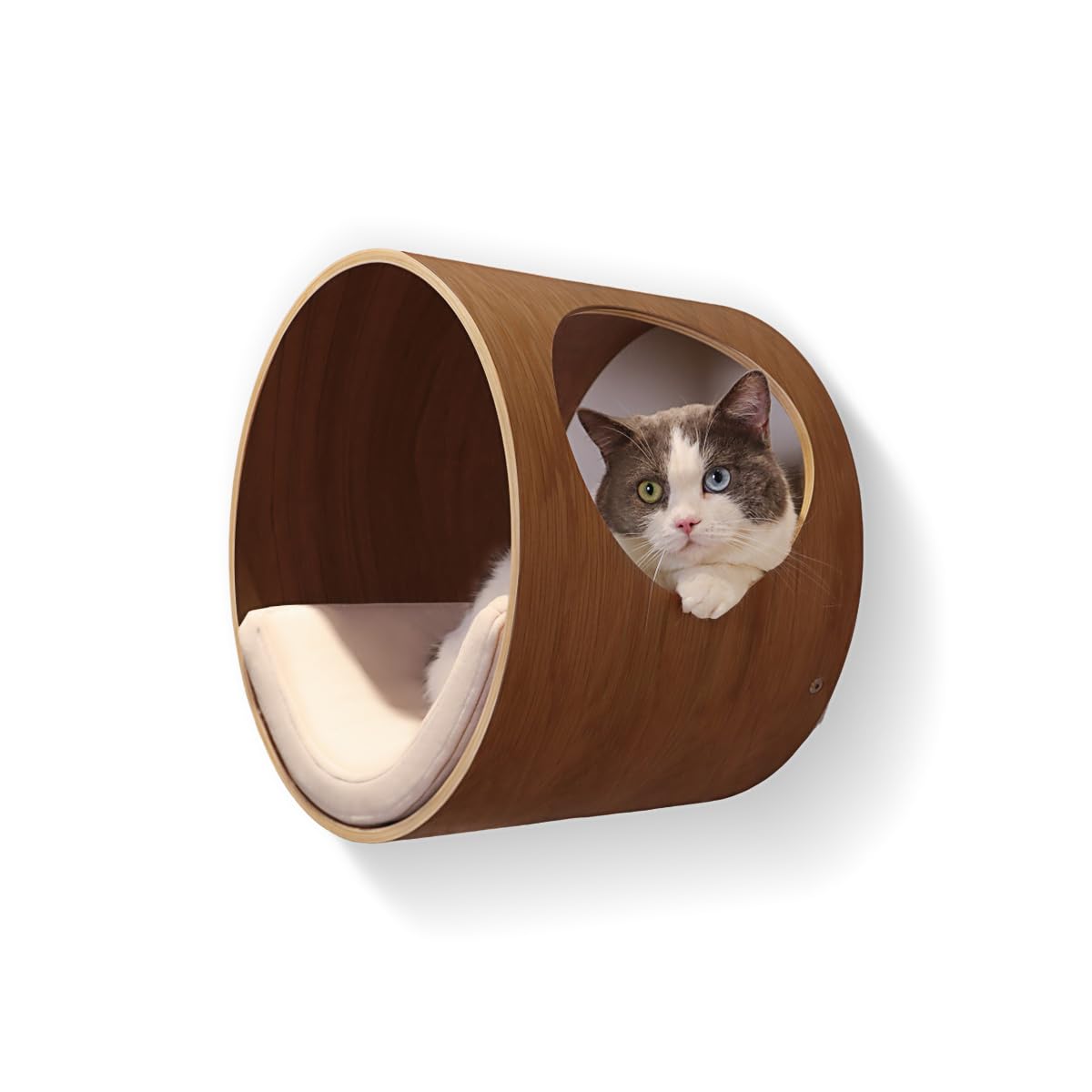 CHEERHOME PETS Round Cat Wall Bed Cat Shelves for Large Cat Wall ...