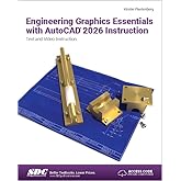 Amazon.com: Engineering Graphics Essentials with AutoCAD 2025 Instruction: Text and Video ...