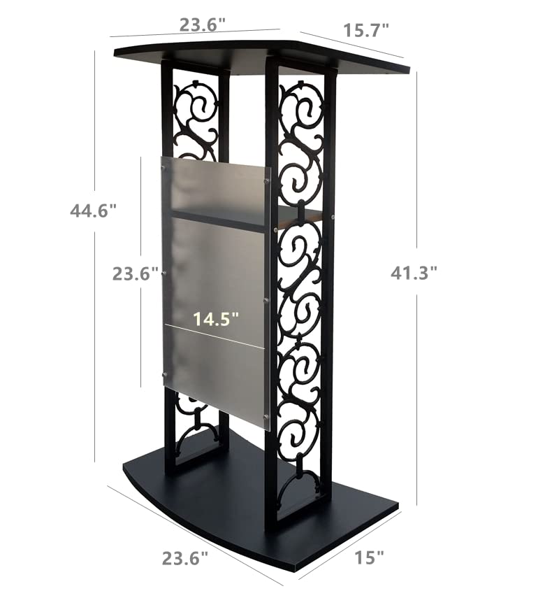 FixtureDisplays® Truss Podium Metal Pulpit Church Podium Conference ...