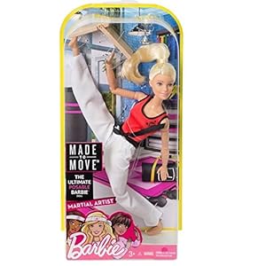 Amazon.com: Barbie Made to Move The Ultimate Posable Martial Artist ...