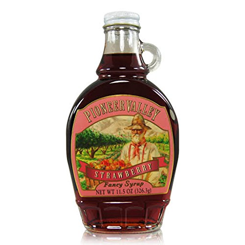 Amazon.com : Pioneer Valley Gourmet Strawberry Syrup : Maple Syrups ...