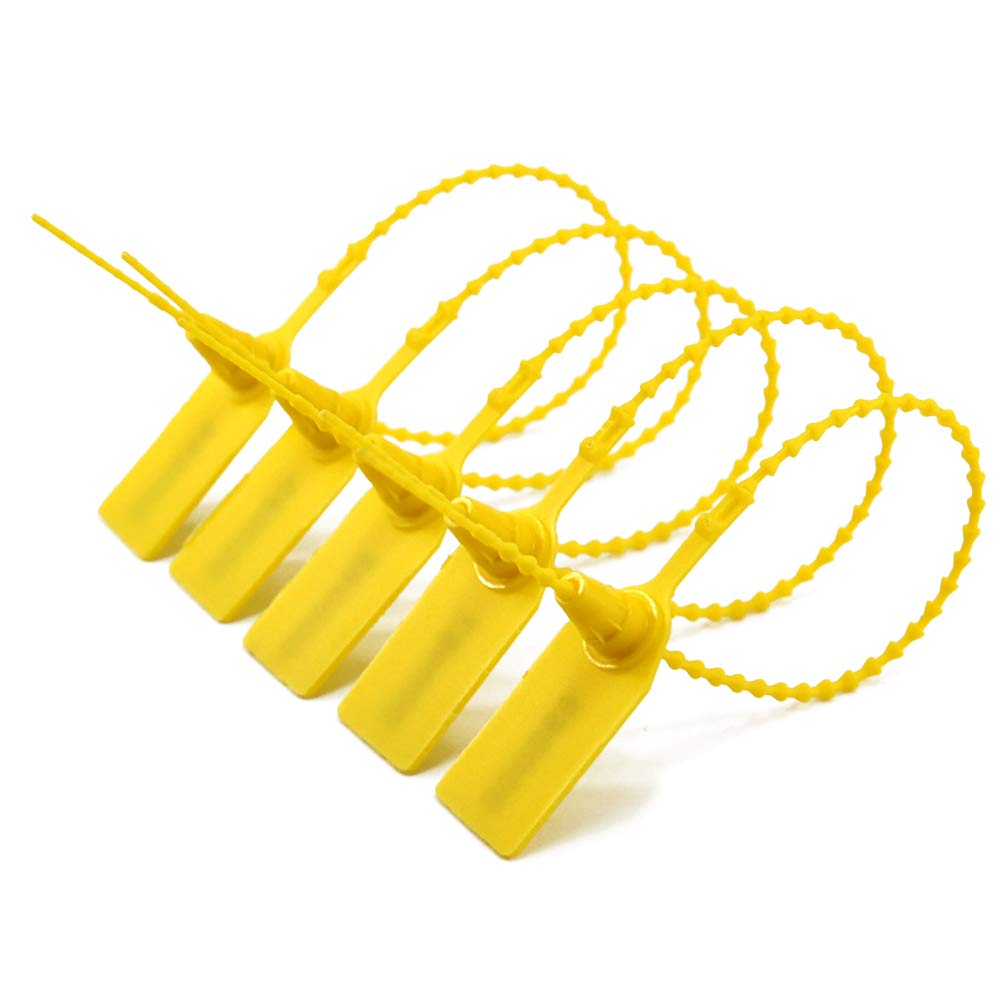 Mua Yellow Numbered Security Zip Ties Plastic Tamper Evident Seal Tags ...
