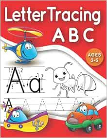 Amazon.com: Letter Tracing Book for kids ages 3-5: Trace letters ...