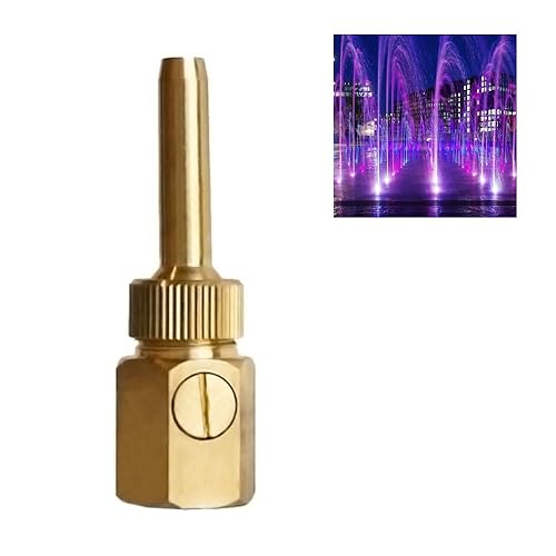 NAVADEAL 1" DN25 Brass Multi Direction Comet Water Fountain Nozzle ...