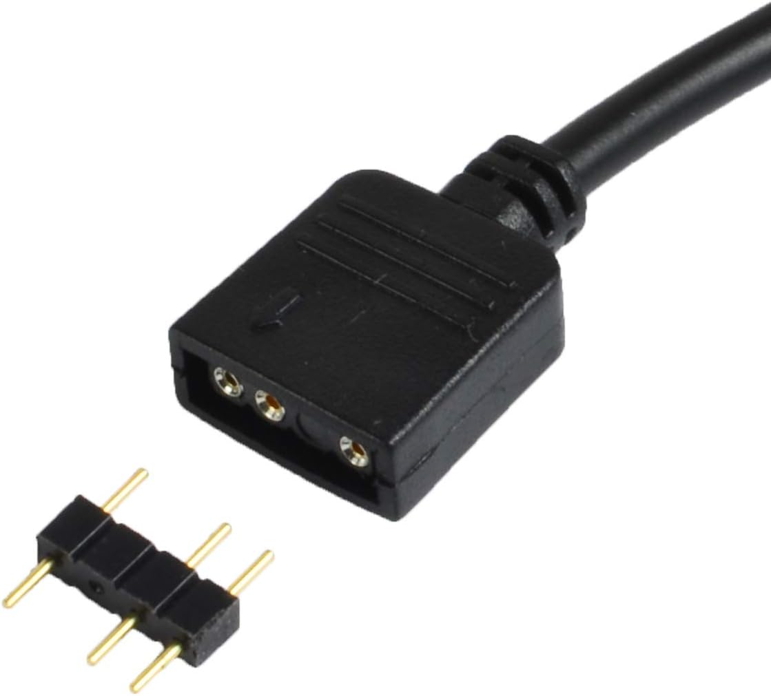 3 Pin LED Splitter Cable RGB LED Strip Connector Y Splitter 2 Way ...