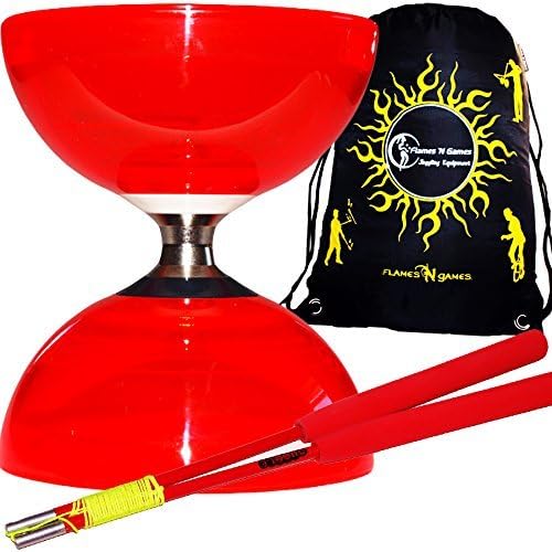 Juggle Dream Cyclone QUARTZ II Pro Diabolo Set (6Colours) Triple Ball ...