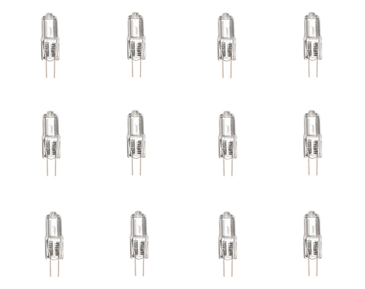 Diall G4 Capsule Halogen Light Bulb 100lm 10W 12V 12 Pack (3 x Packs of ...