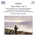 GRIEG - Grieg: Piano Music, Vol. 3 - Amazon.com Music