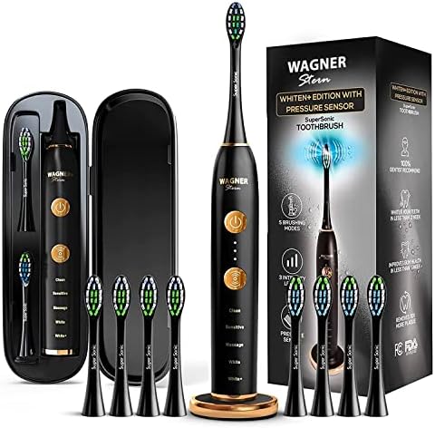 Wagner & Stern WHITEN+ Edition. Smart Electric Toothbrush with Pressure ...