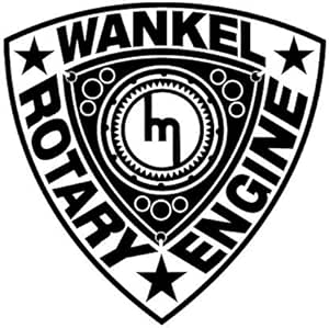 Amazon.com: Bamfdecals Wankel Rotary Engine Decal - Black : Automotive