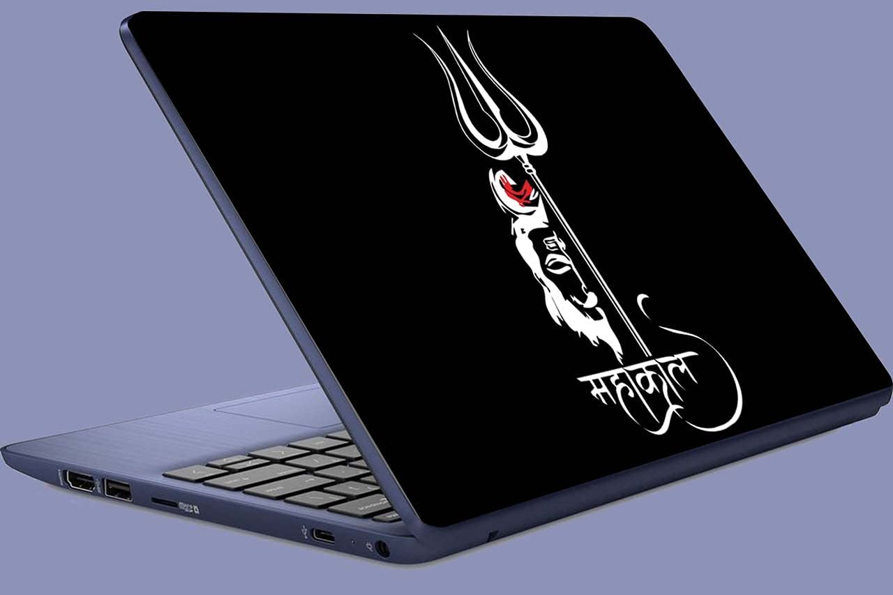 Religious Bholenath Laptop Sticker/Skin|Mahakal HD Quality ...