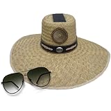 KOOL BREEZE SOLAR HAT Lady's Gardener w/Starter Scarf - Straw Hat ...