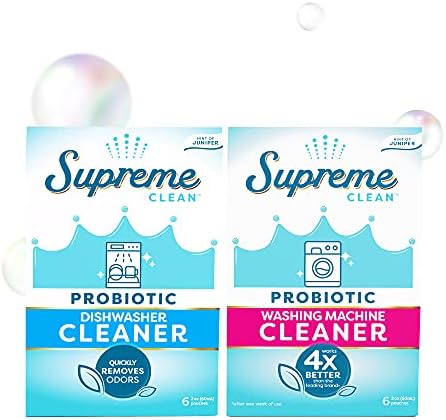 Supreme Clean Probiotic Home Appliance Cleaner Bundle for Washing ...