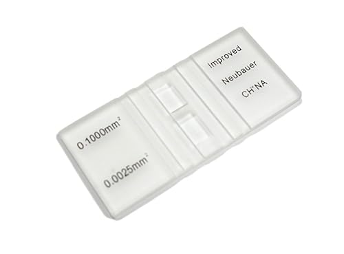 JoanLab Improved Neubauer Hemocytometer Blood Count with Double ...