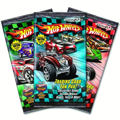 Party Pack Hot Wheels Trading Cards 48 Packs Mega display box with ...
