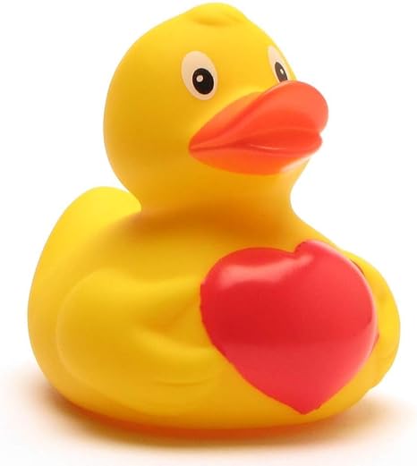 Rubber Duck Heart I Rubber Duckie I Rubber Ducky I Bath Duck: Amazon.co ...