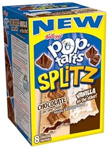 Amazon.com: Pop-Tart's Splitz Chocolate Vanilla, 14.1-Ounce, 8-Count ...