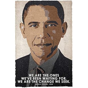 Amazon.com: Pop Culture Graphics Barack Obama FAIREY (Hope) Rare ...