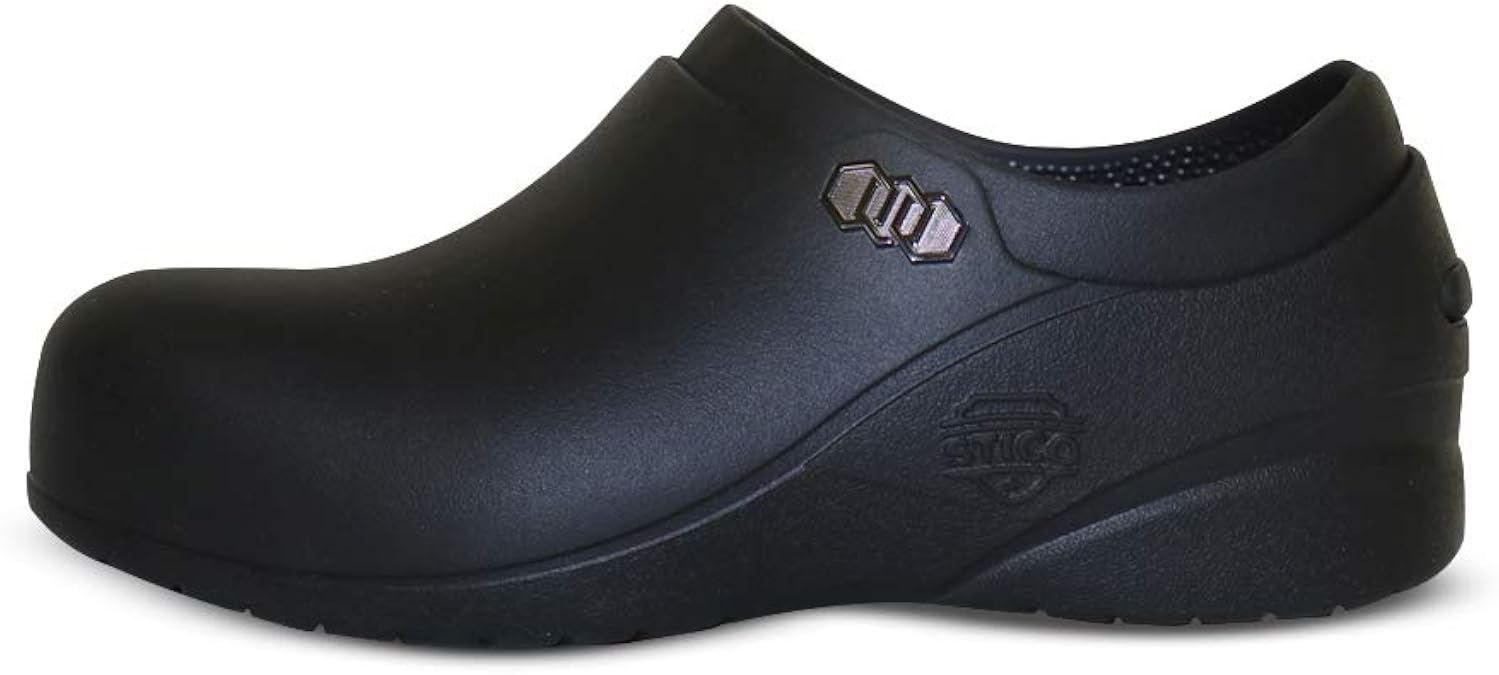 Stico Slip Resistant Chef Clogs with Steel Toecap Withstand 1000kg ...