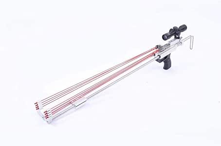Amazon.com : Catapult Slingshot Rifle with 4x32 Optical Scope Double ...