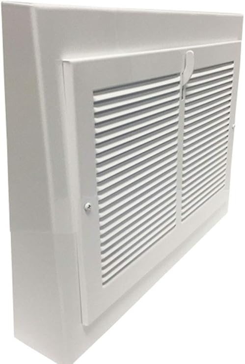 Vintage White Steel Baseboard Registers - 13" X 12" Outside Dimensions ...