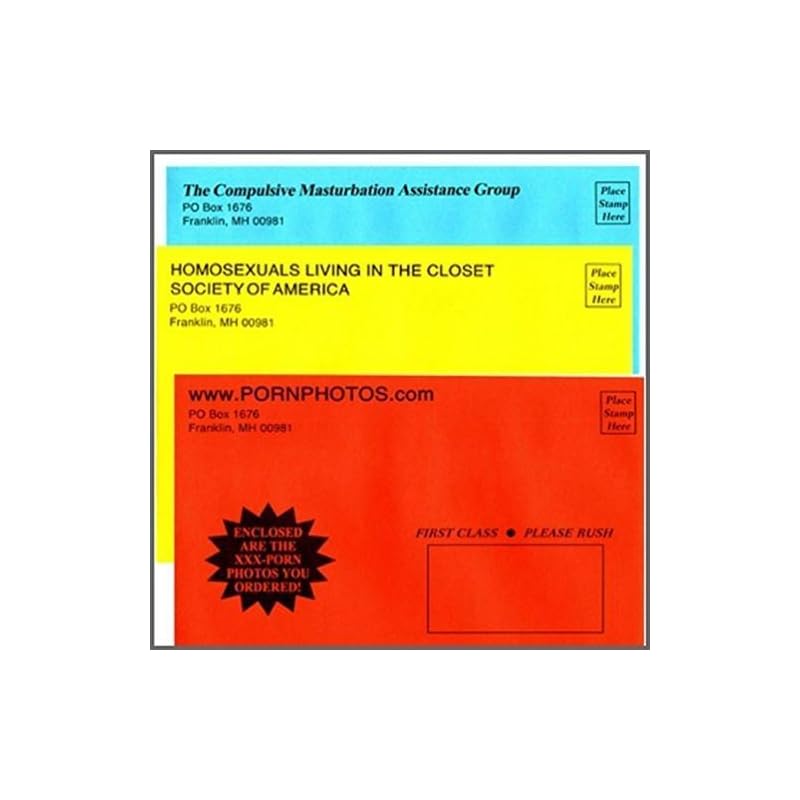 6pk Adult Embarrassing Prank Envelopes Mail prank joke Just For Laughs ...