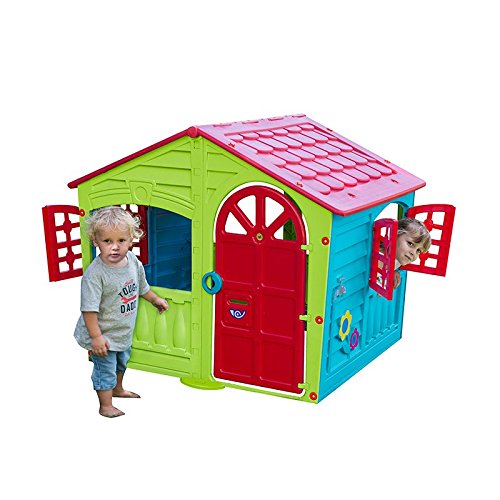 Children Kids Plastic Indoor Outdoor Cottage Playhouse- Darling Play ...