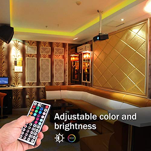 GLOBAL GOLDEN 50FT LED Strip Lights, RGB Light Strips Kit with 44 Keys ...