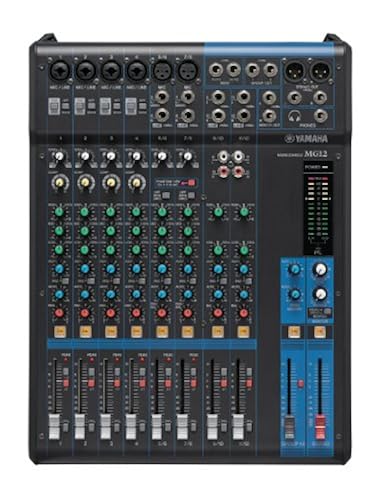 Yamaha MG12 12-Input 4-Bus Mixer in Kuwait | Whizz Powered Mixers