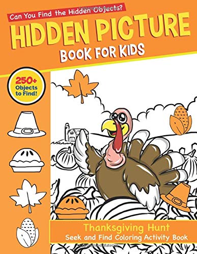 Hidden Picture Book for Kids: Halloween Hunt Seek And Find Coloring ...