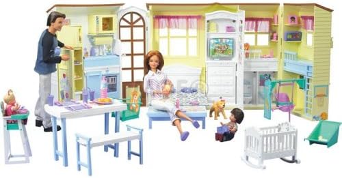 Mattel Barbie - Happy Family House: Amazon.co.uk: Toys & Games