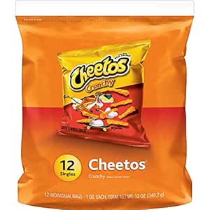 Amazon.com: Cheetos Crunchy Cheese Flavored Snacks, 12 Singles