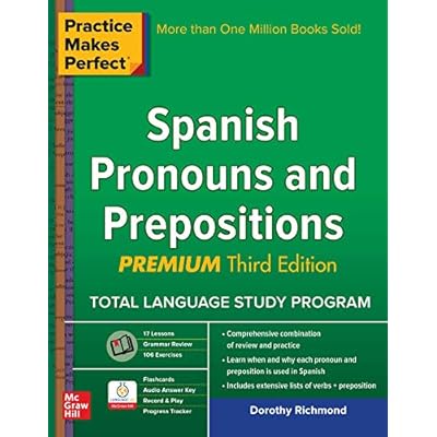 Spanish Pronouns and Prepositions Practice Book, Philippines | Ubuy