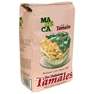Amazon.com : Maseca Instant Corn Masa Mix for Tamales, 4.4-Pound ...
