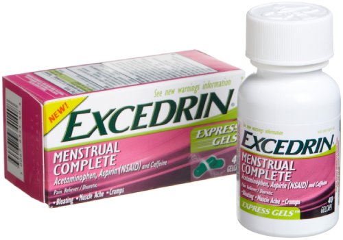 Excedrin Menstrual Complete, 40-Count Gelcaps (Pack of 3) | Amazon ...