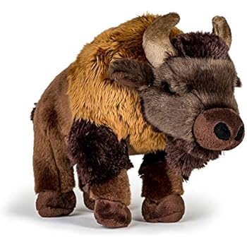 Amazon.com: Wild Republic Bison Plush, Stuffed Animal, Plush Toy, Gifts ...