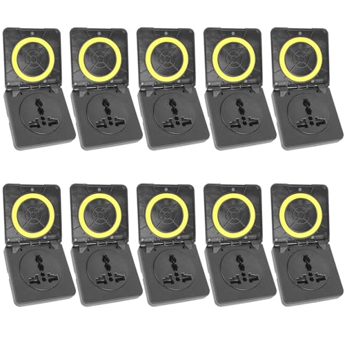 10 Packs Universal Waterproof 10A 250V Power Connector Multi Plug ...