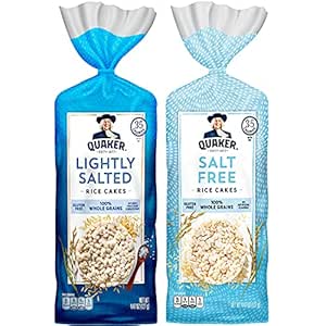 Amazon.com : Quaker Large Rice Cakes, Gluten Free, Lightly Salted ...