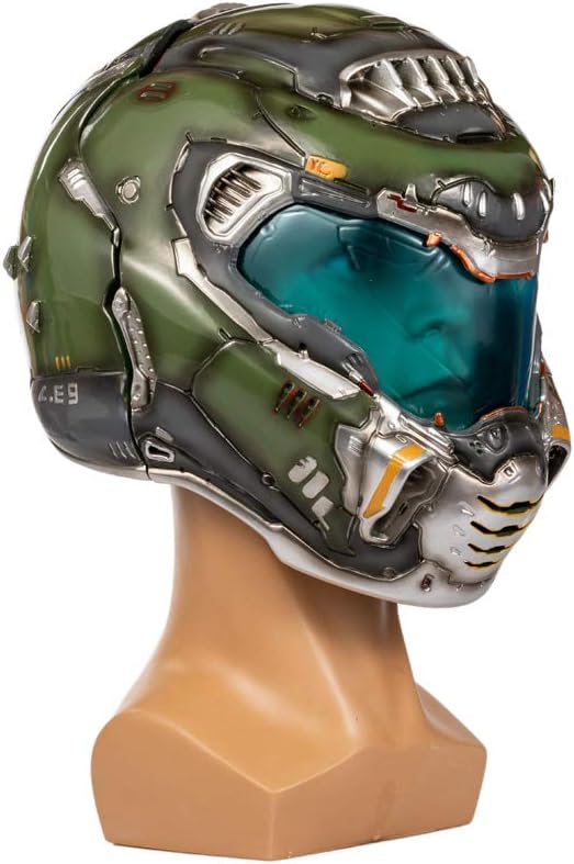 Chiefstore Doomguy Helmet Deluxe Resin Doom Slayer 1:1 Full Head Mask ...