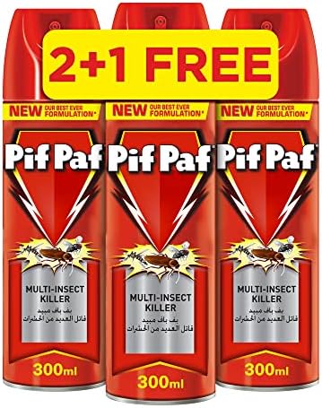 Pif Paf Multi Insect Killer, 3X300 Ml, Pack Of 3 price in Saudi Arabia ...
