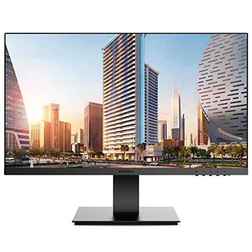 KOORUI 24 inch Computer Monitor, IPS Full HD 1080p LED Desktop Monitor ...