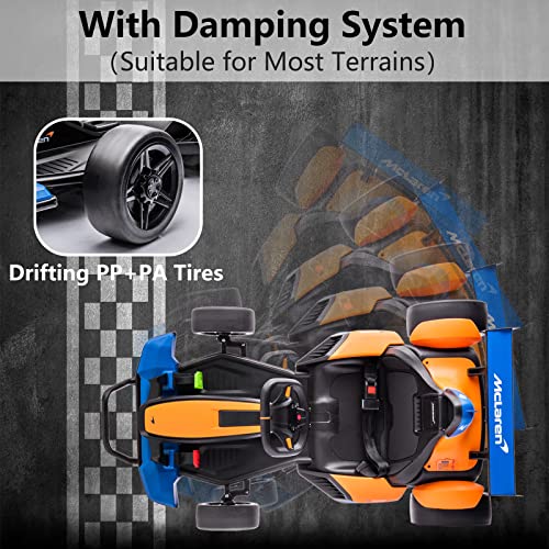 iRerts Electric Go Kart, Ride On Go Kart for Kids Ages 6-15, Licensed ...