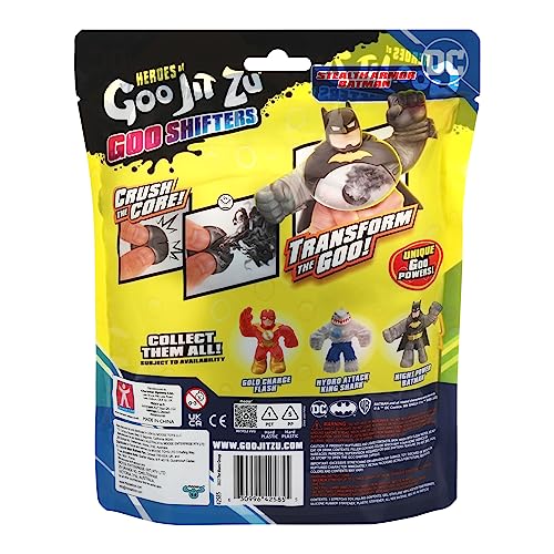 Heroes of Goo Jit Zu Goo Shifters DC Super Hero Stretchy Action Figure Night Power Batman ...