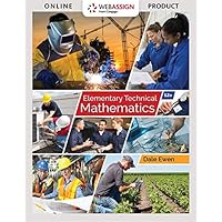 Amazon.com: Elementary Technical Mathematics, 12th: 9781337630580: Ewen ...