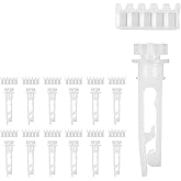 Amazon.com: 12 Sets Vertical Blinds Replacement Stem and Gear, White Vertical Blind Repair Kit ...