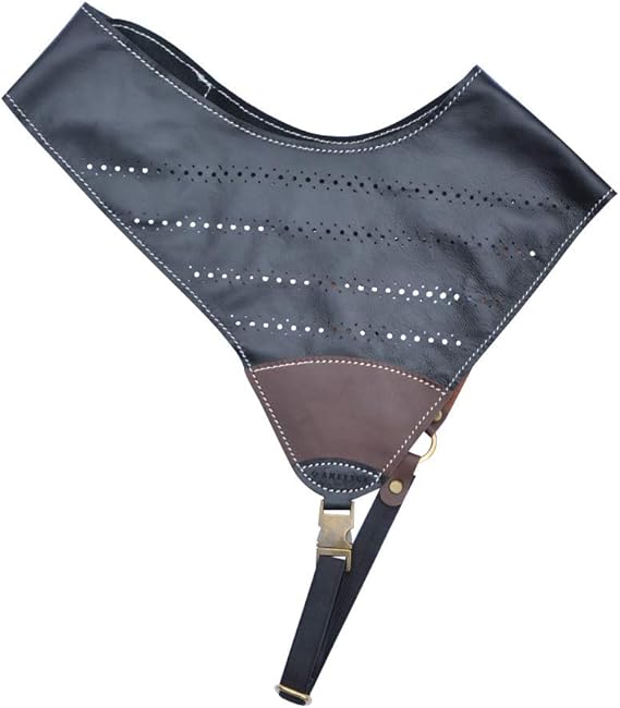 Amazon.com : MILAEM Archery Leather Handmade Chest Guard Adjustable ...