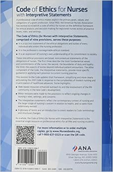 Code of Ethics for Nurses with Interpretive Statements: American Nurses ...