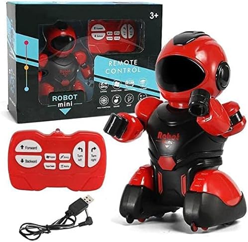 سعر Robot Mini Toy for Kids Smart Programmable Remote Control Robot red ...