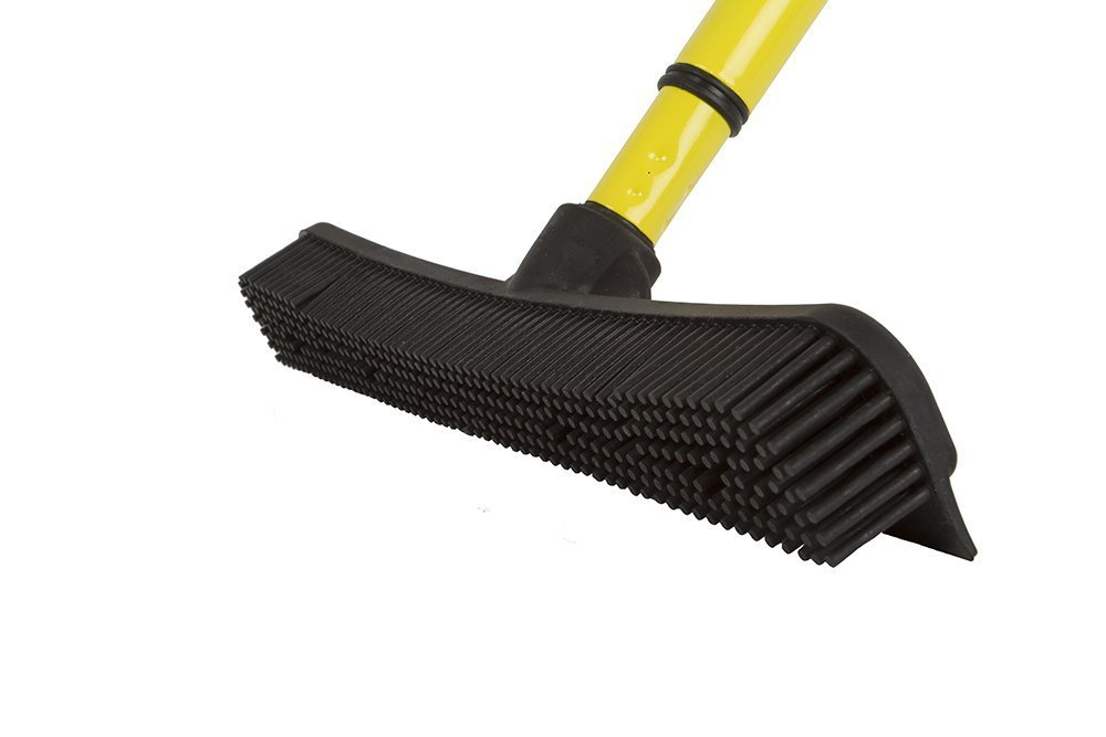 (used) Rubber Broom For Pet Hair. Professional Hair Salon Broom. Sweepa ...